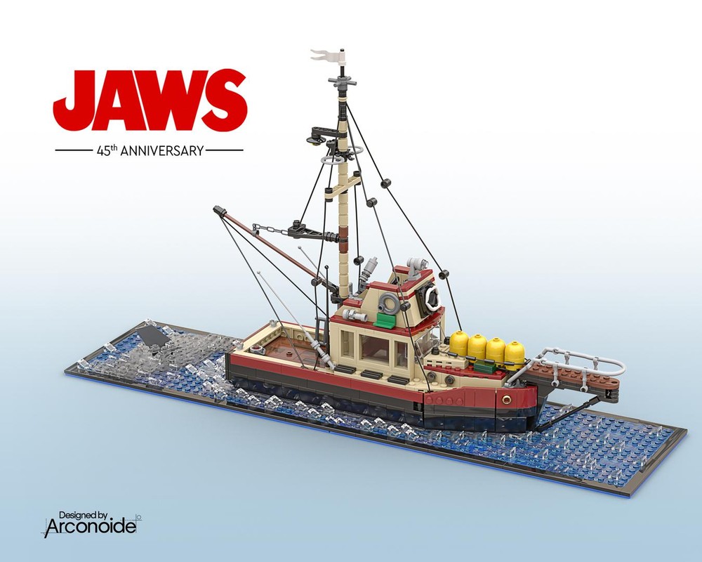 LEGO MOC Jaws - The Orca by Arconoide | Rebrickable - Build with LEGO
