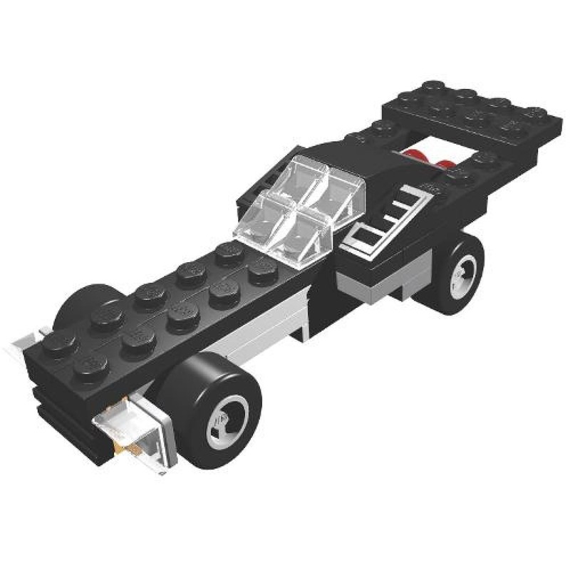 LEGO MOC 30183 Dragster by Berth | Rebrickable - Build with LEGO