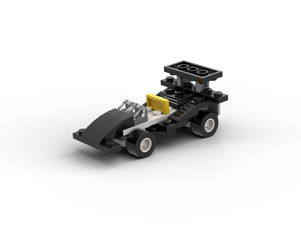LEGO MOC 30183 Steerable F1 Race Car v2 (2013 study) by plastic.ati ...