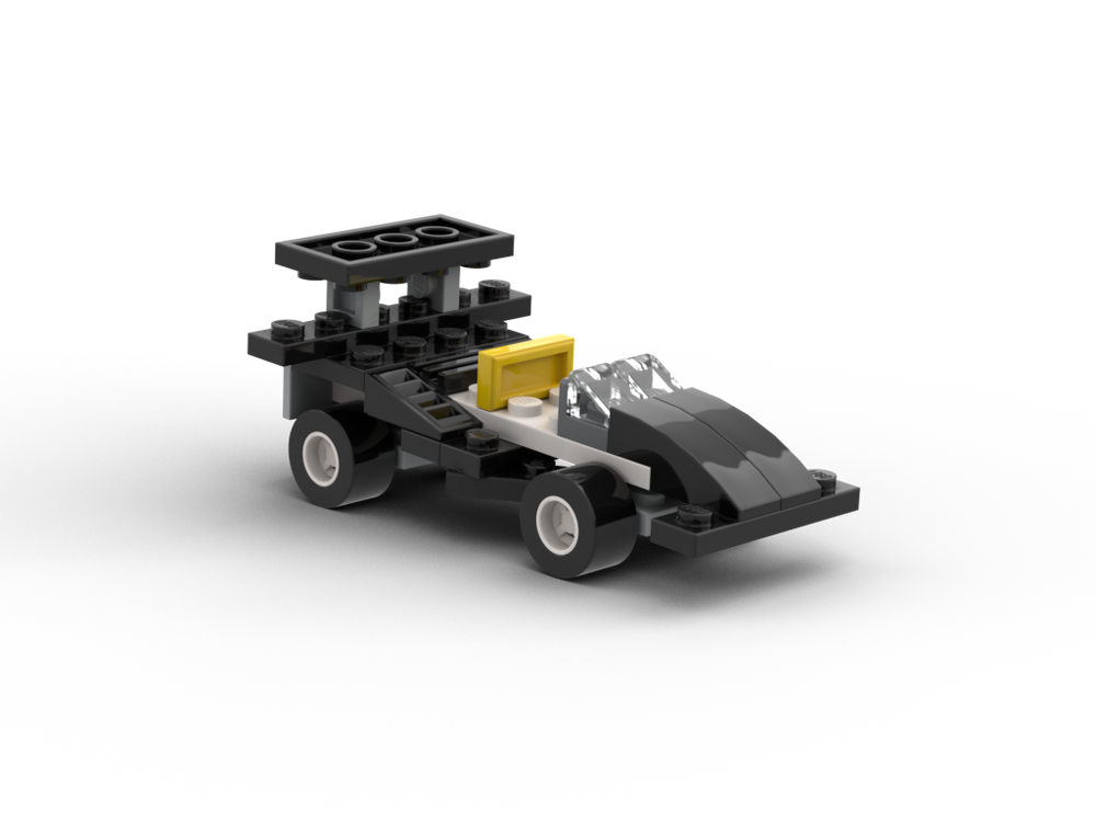 LEGO MOC 30183 Steerable F1 Race Car v2 (2013 study) by plastic.ati ...