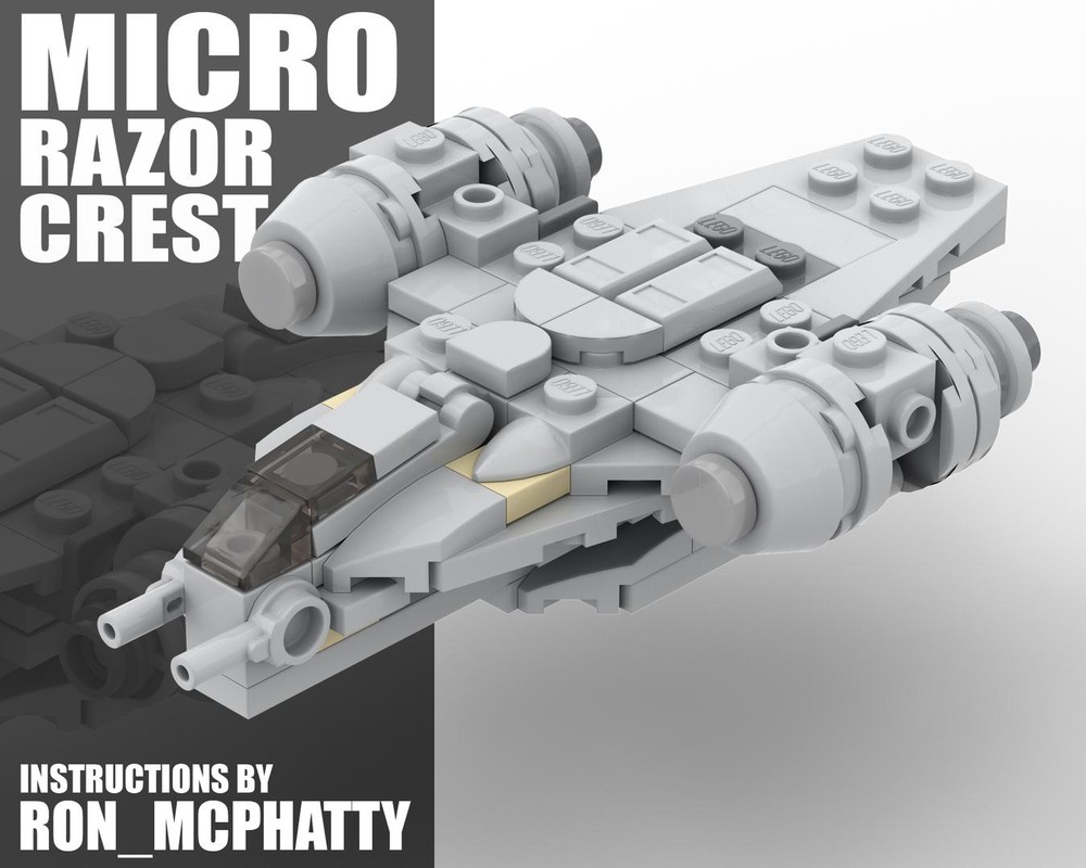 LEGO MOC Micro Razor Crest by ron_mcphatty | Rebrickable - Build with LEGO