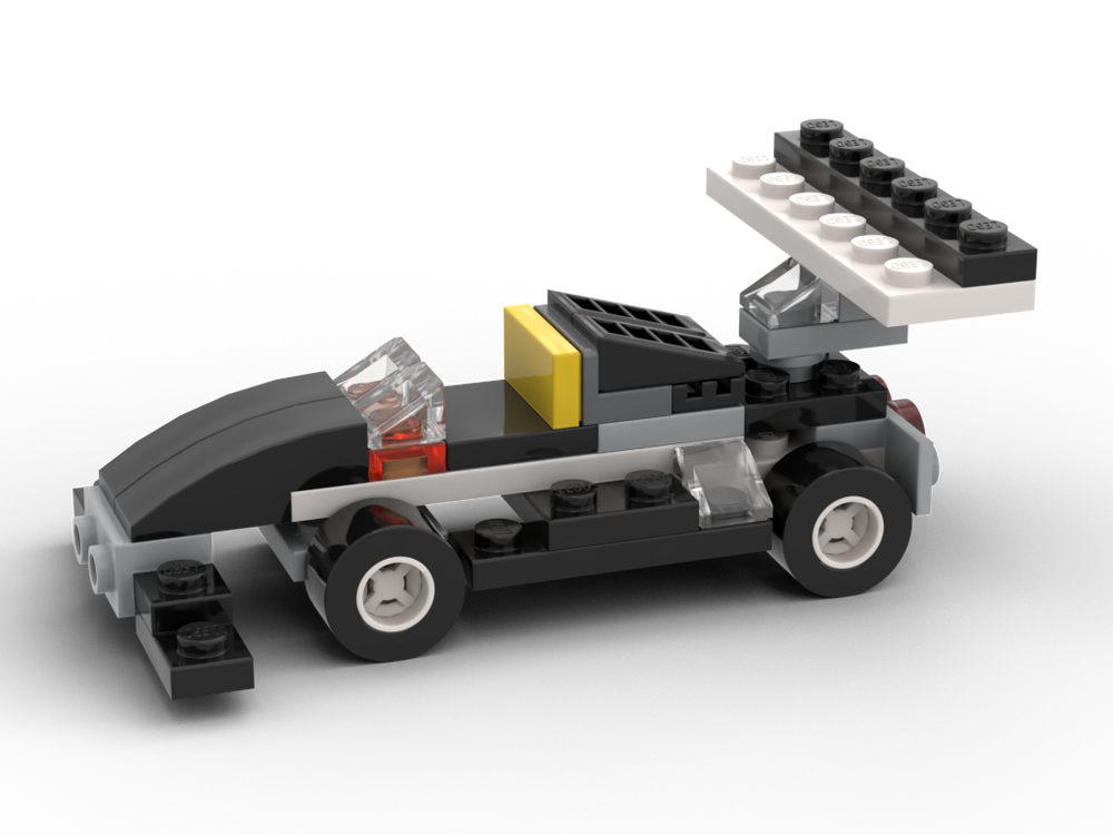 LEGO MOC 30183 Steerable F1 Race Car v1 (2020 redesign) by plastic.ati ...