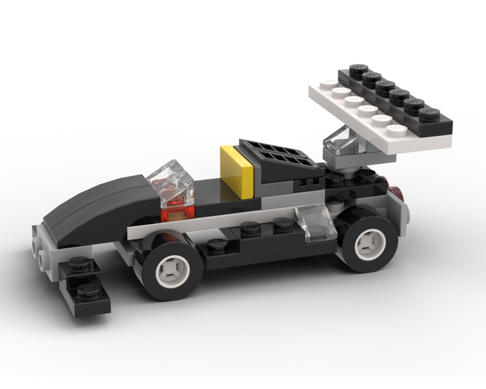 LEGO MOC 30183 Steerable F1 Race Car v1 (2020 redesign) by plastic.ati ...