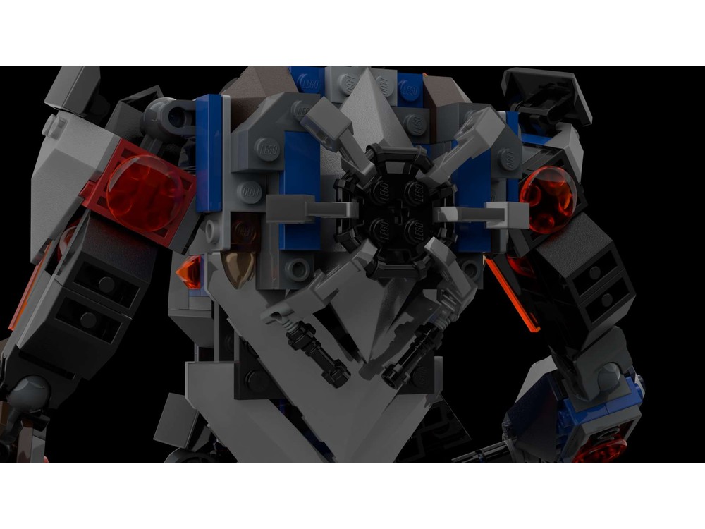 LEGO MOC Black Knight Mech Alt Build by beezysmeezy | Rebrickable ...