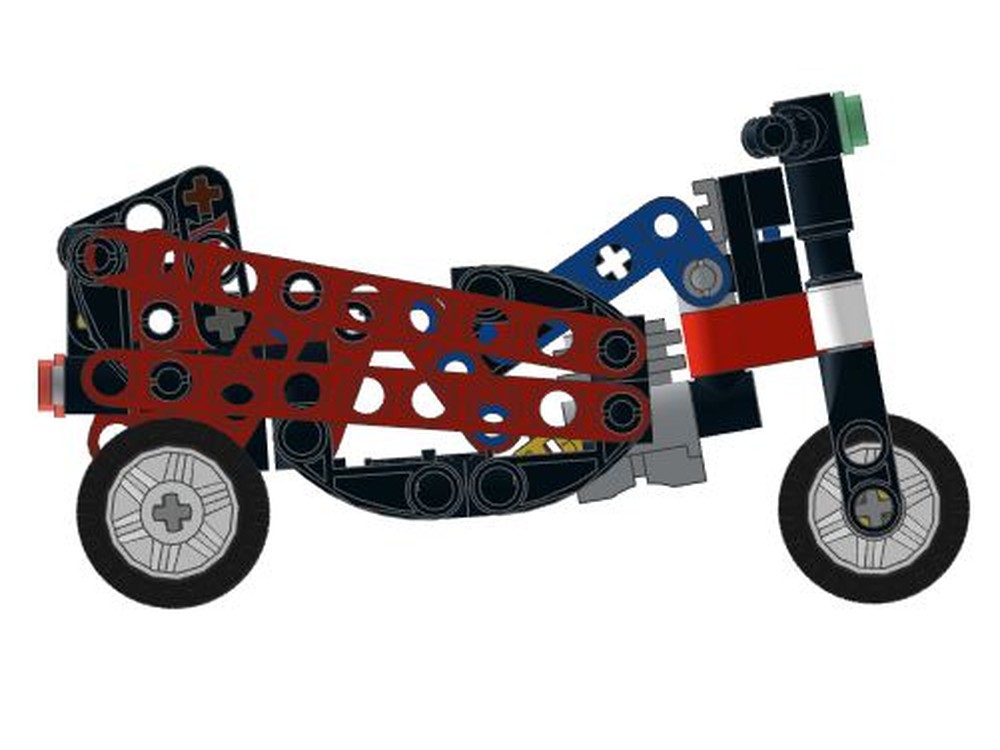 LEGO MOC 42089 Sidecar by Fabio_BrickintheWall | Rebrickable - Build ...