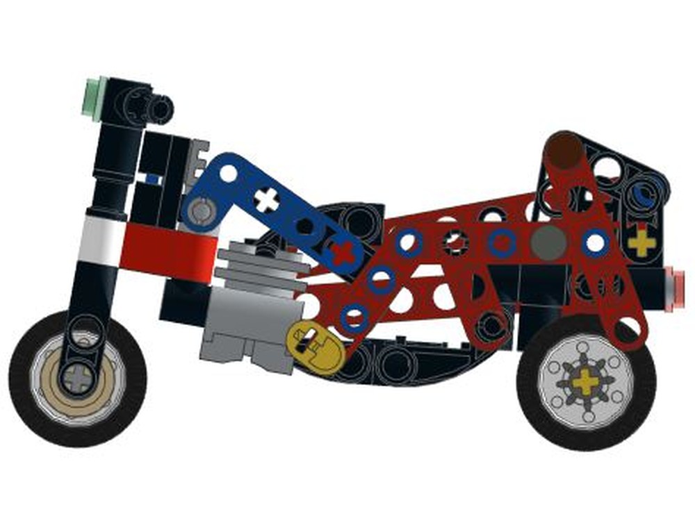 LEGO MOC 42089 Sidecar by Fabio_BrickintheWall | Rebrickable - Build ...