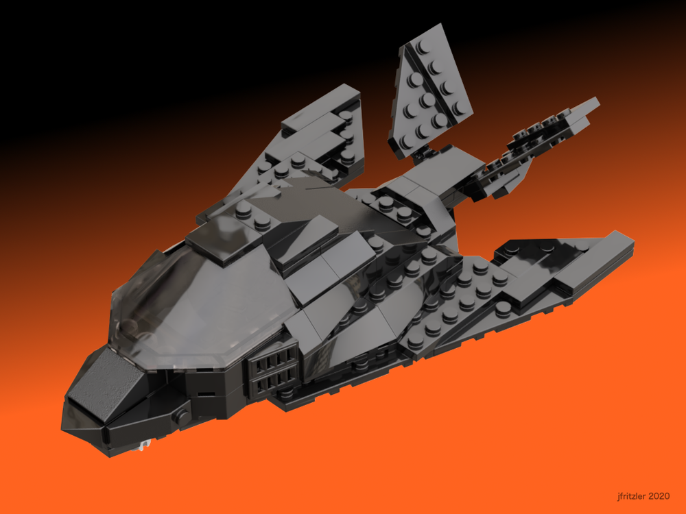 LEGO MOC Nighthawk Fan Art by jimbox13 | Rebrickable - Build with LEGO