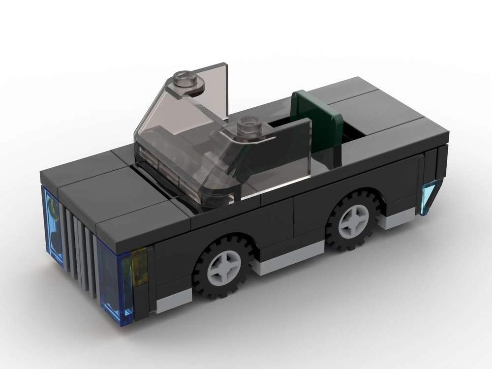 LEGO MOC Black Car by fuzzybricks | Rebrickable - Build with LEGO