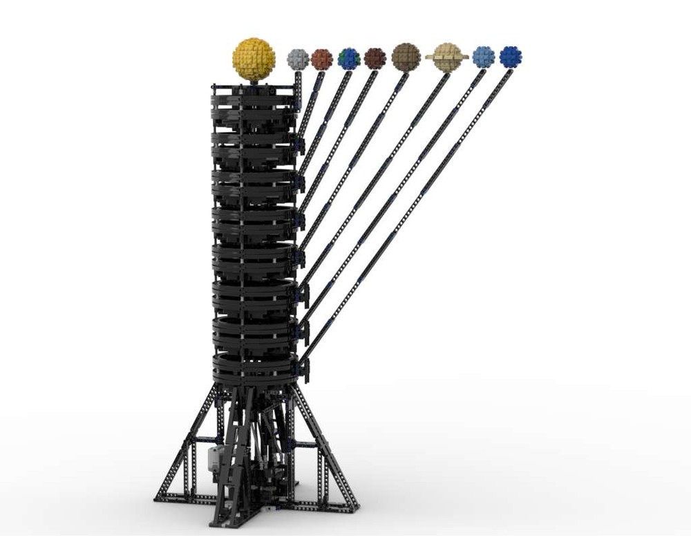 LEGO MOC 8-Planet Solar System by jollyrodger | Rebrickable - Build ...