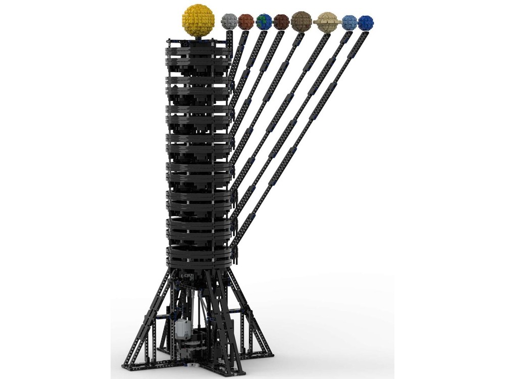 LEGO MOC 8-Planet Solar System by jollyrodger | Rebrickable - Build ...