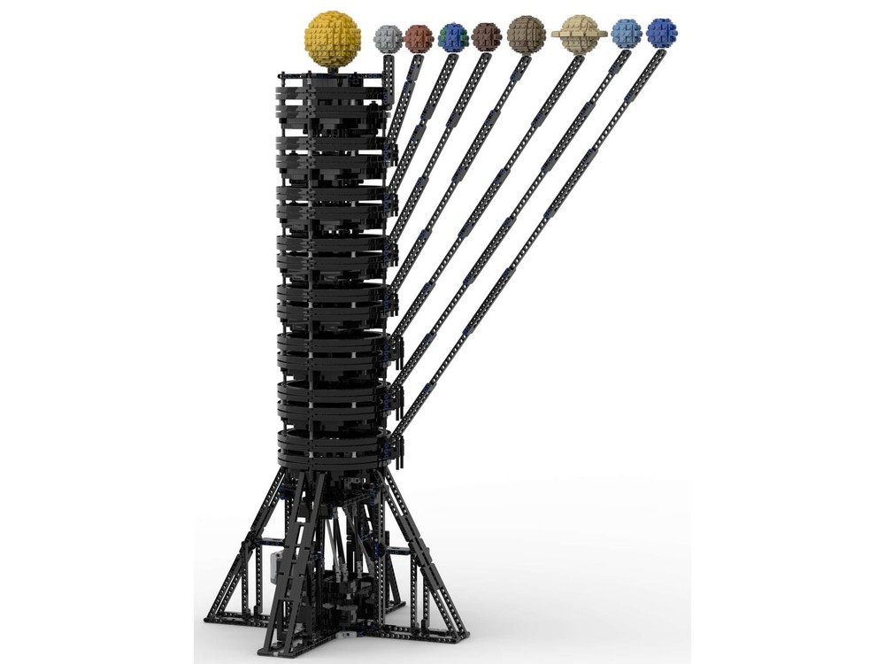 LEGO MOC 8-Planet Solar System by jollyrodger | Rebrickable - Build ...