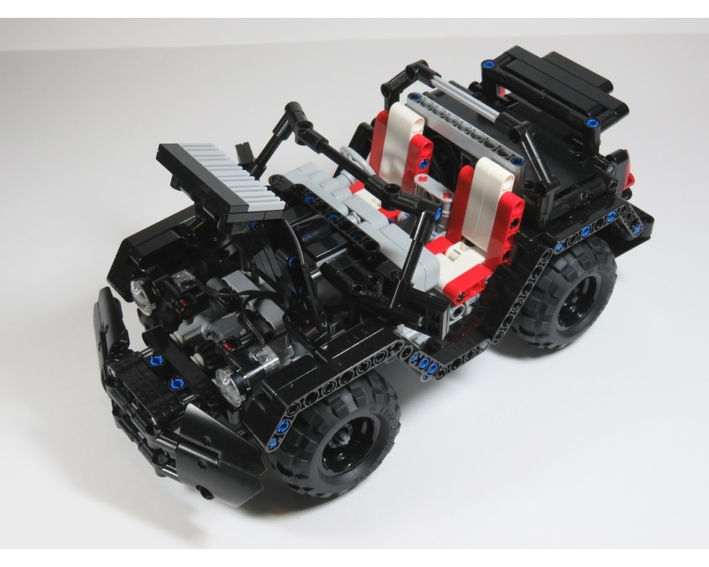 LEGO MOC RC Mini Jeep by Chade | Rebrickable - Build with LEGO