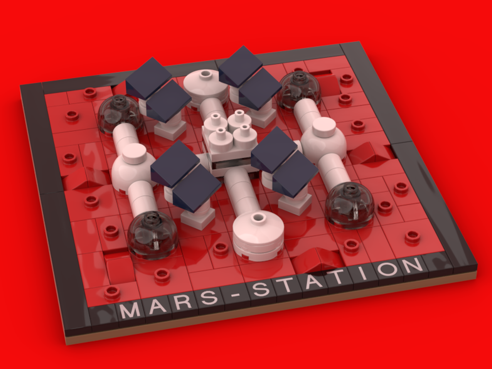 Lego Moc Mars Station Mini By Serenity Rebrickable Build With Lego