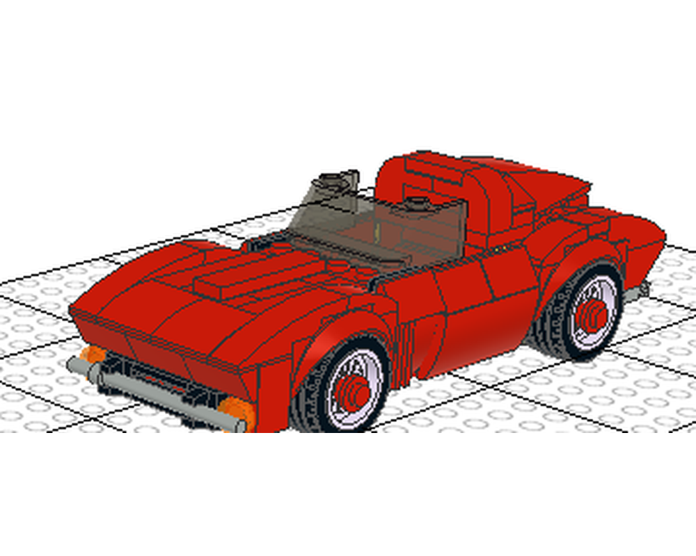 LEGO MOC 1967 C2 Corvette by The_Car_Guy | Rebrickable - Build with LEGO
