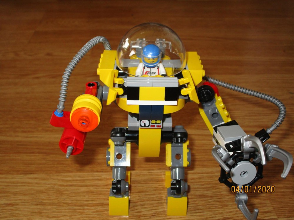 LEGO MOC Underwater Mining Mech by Trambare_Man | Rebrickable - Build ...