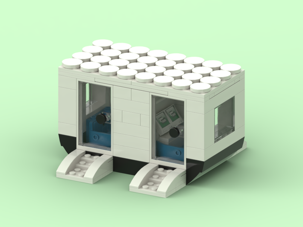LEGO MOC Double Internet cabin by bricksoul | Rebrickable - Build with LEGO