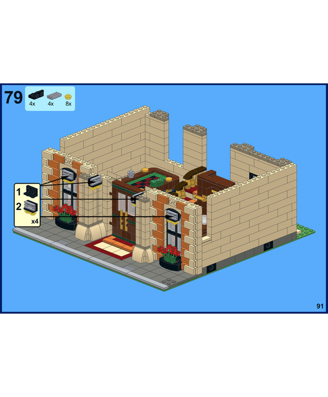 LEGO MOC Modular Casino by peedeejay | Rebrickable - Build with LEGO