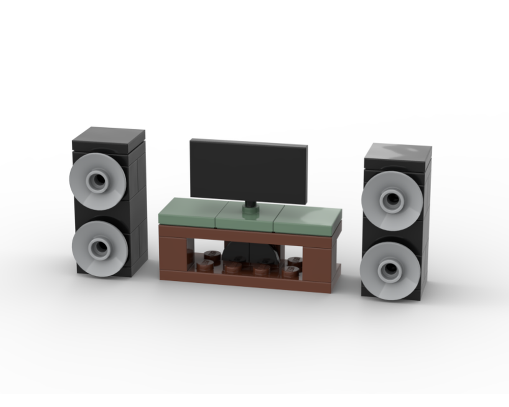 LEGO MOC TV Entertainment System by Asher_Koh | Rebrickable - Build ...