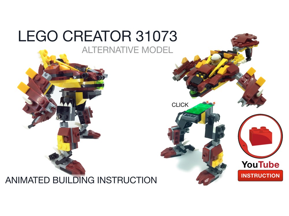 LEGO MOC Lego 31073 MOC Mech Robot Flyer by Bricks Ideas | Rebrickable ...