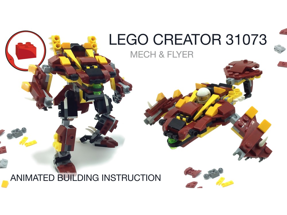 LEGO MOC Lego 31073 MOC Mech Robot Flyer by Bricks Ideas | Rebrickable ...