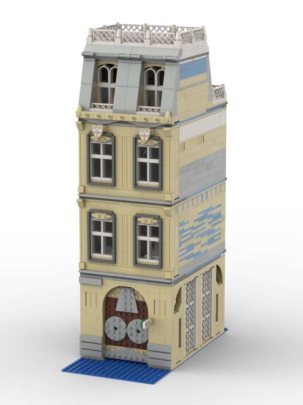 LEGO MOC MODULAR HOUSE BUILDING by dabol_t | Rebrickable - Build with LEGO