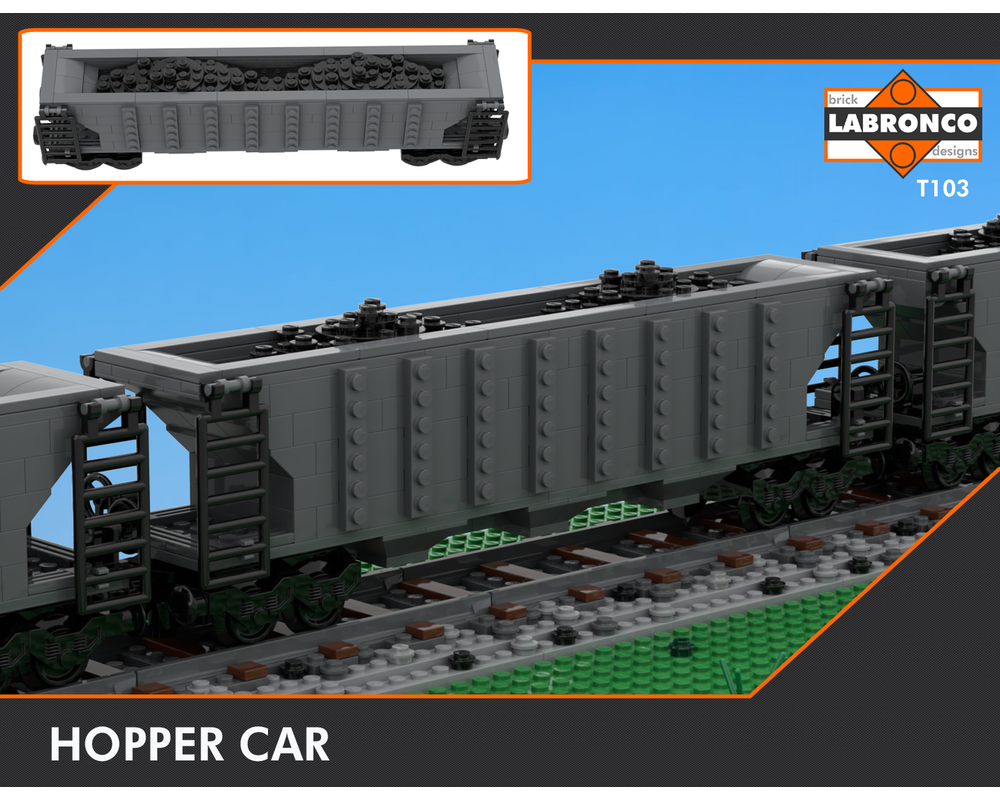 LEGO MOC T103 - Hopper by Labronco Brick Designs | Rebrickable - Build ...
