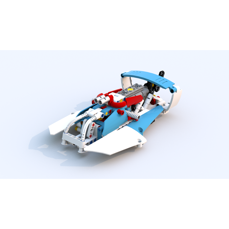 LEGO MOC-38947 Hydroplane Racer (42077 C-model, 42045 alternate) by ...