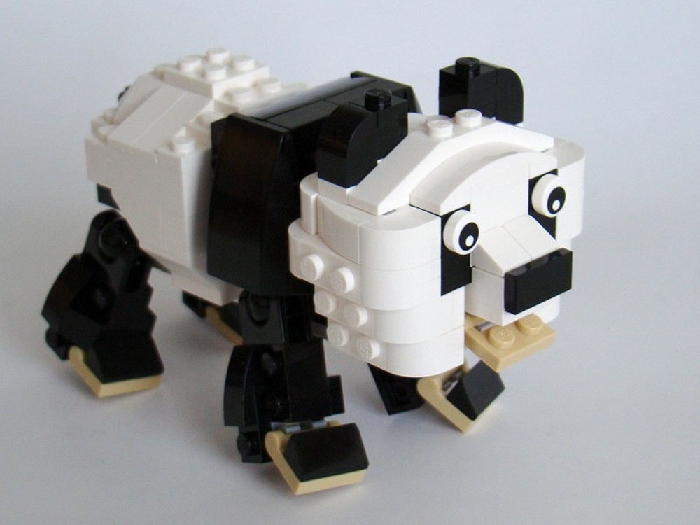LEGO MOC 31021: Panda by Tomik | Rebrickable - Build with LEGO