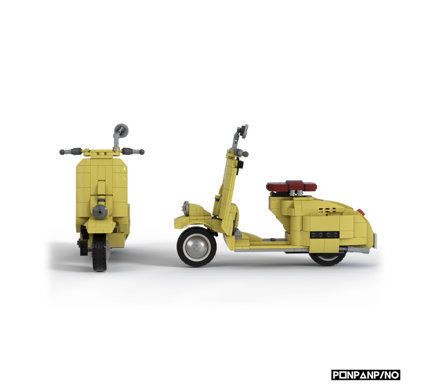 LEGO MOC Vespa Piaggio (10271 Alternate Build) by PONPANPINO ...