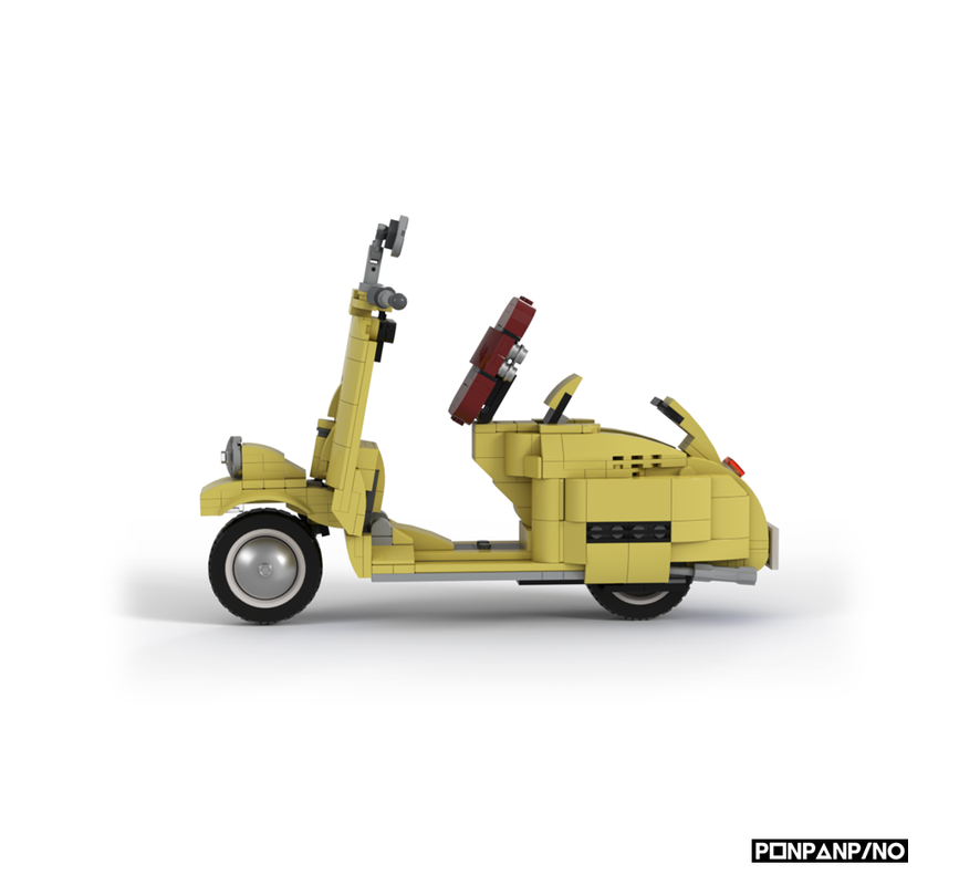 LEGO MOC Vespa Piaggio (10271 Alternate Build) by PONPANPINO ...