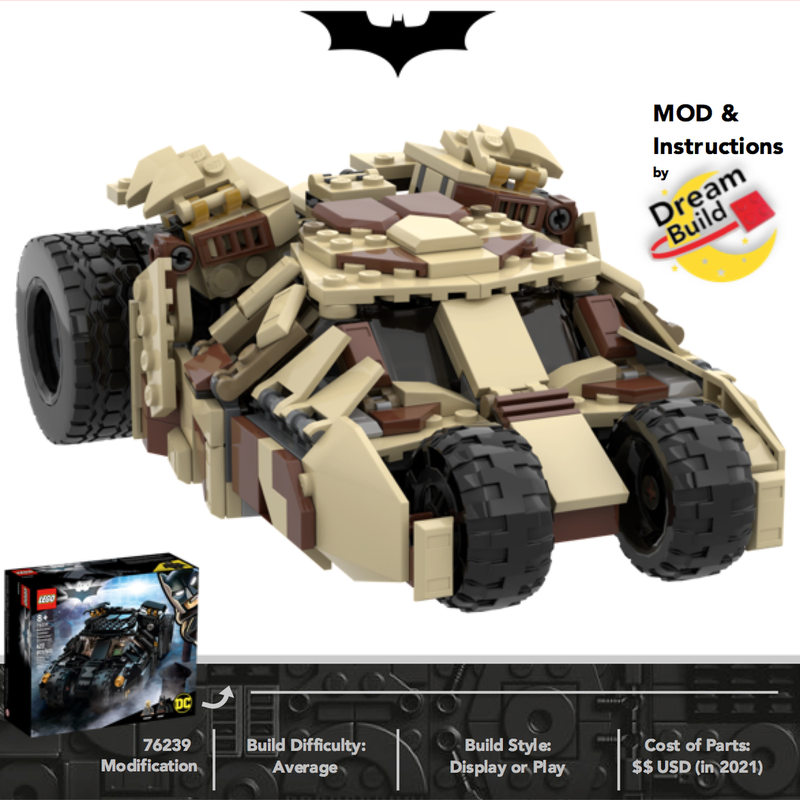LEGO MOC The Tumbler - Camo Batmobile (76239 MOD) by Dream Build Bricks ...