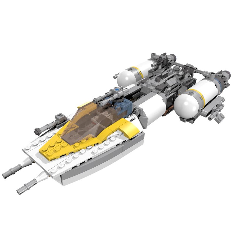 LEGO MOC 75172 Compact Y-wing by Berth | Rebrickable - Build with LEGO