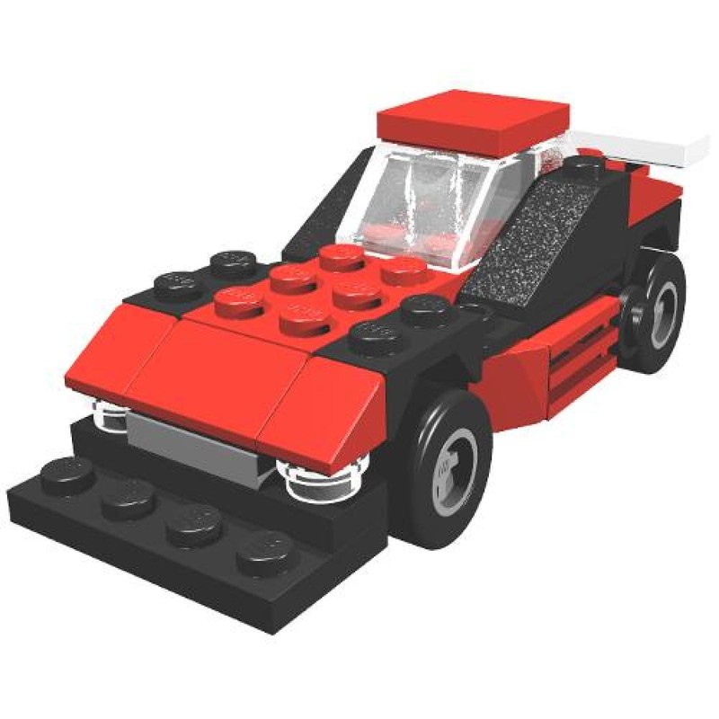 LEGO MOC 30187 Race car by Berth | Rebrickable - Build with LEGO