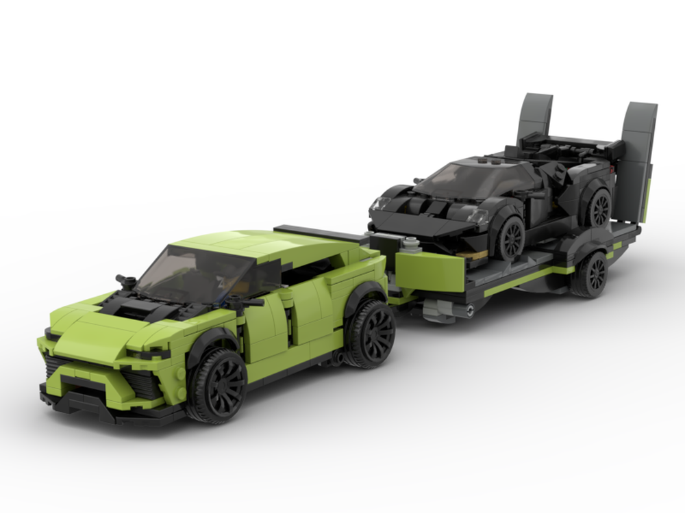 LEGO MOC-39112 Lamborghini Urus and Trailer for Huracan by ...
