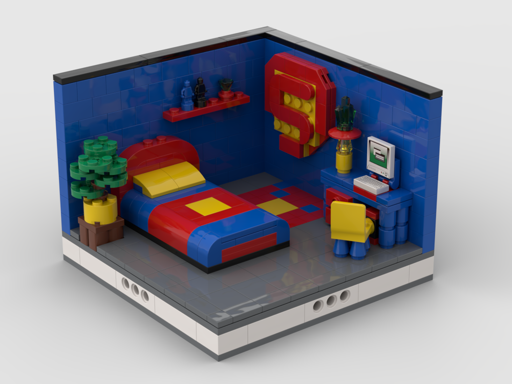 LEGO MOC Super Heroes Room Design #3 by gabizon | Rebrickable - Build ...