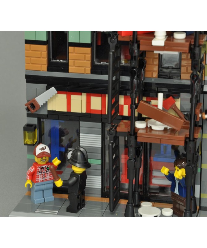LEGO MOC Modular Hardware Store/Pawn Shop by peedeejay | Rebrickable ...