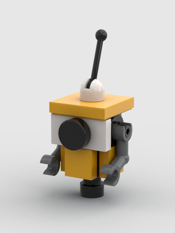 Lego Moc Claptrap Slim Version From Borderlands Minifigure Scale By