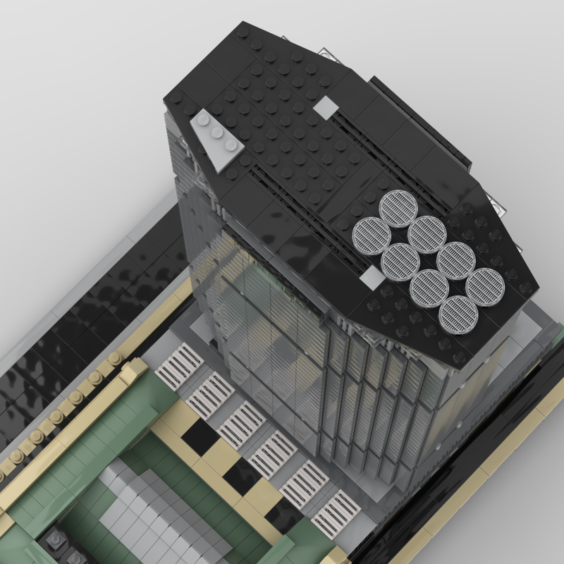 LEGO MOC-39161 Metlife Building and Grand Central Terminal at 1/650th ...