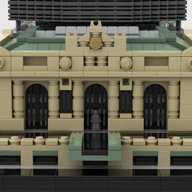 LEGO MOC Metlife Building and Grand Central Terminal at 1/650th scale ...