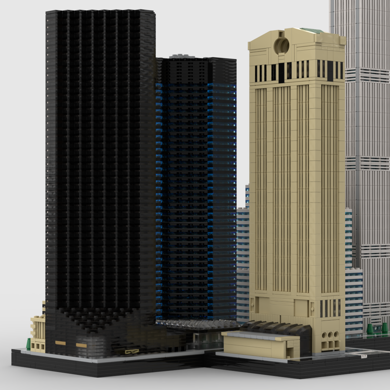 LEGO MOC-39209 New York Phase 1 1/650th by FunnyTacoBunny | Rebrickable ...