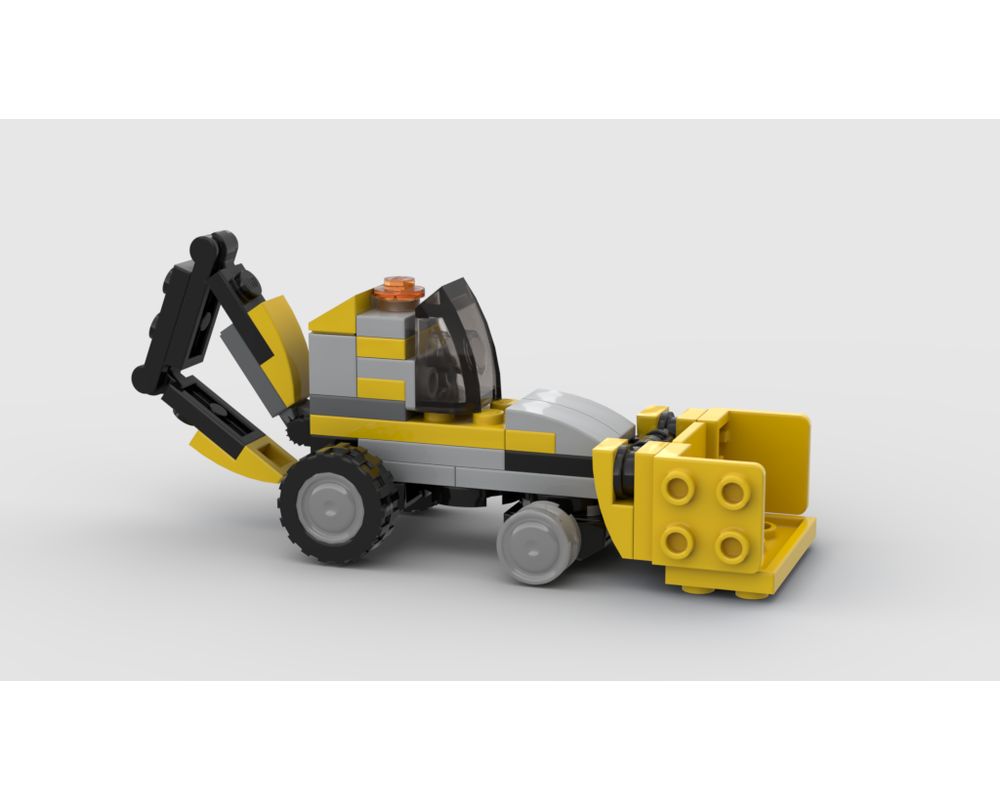 LEGO MOC 31014 Back Hoe by Dujk | Rebrickable - Build with LEGO