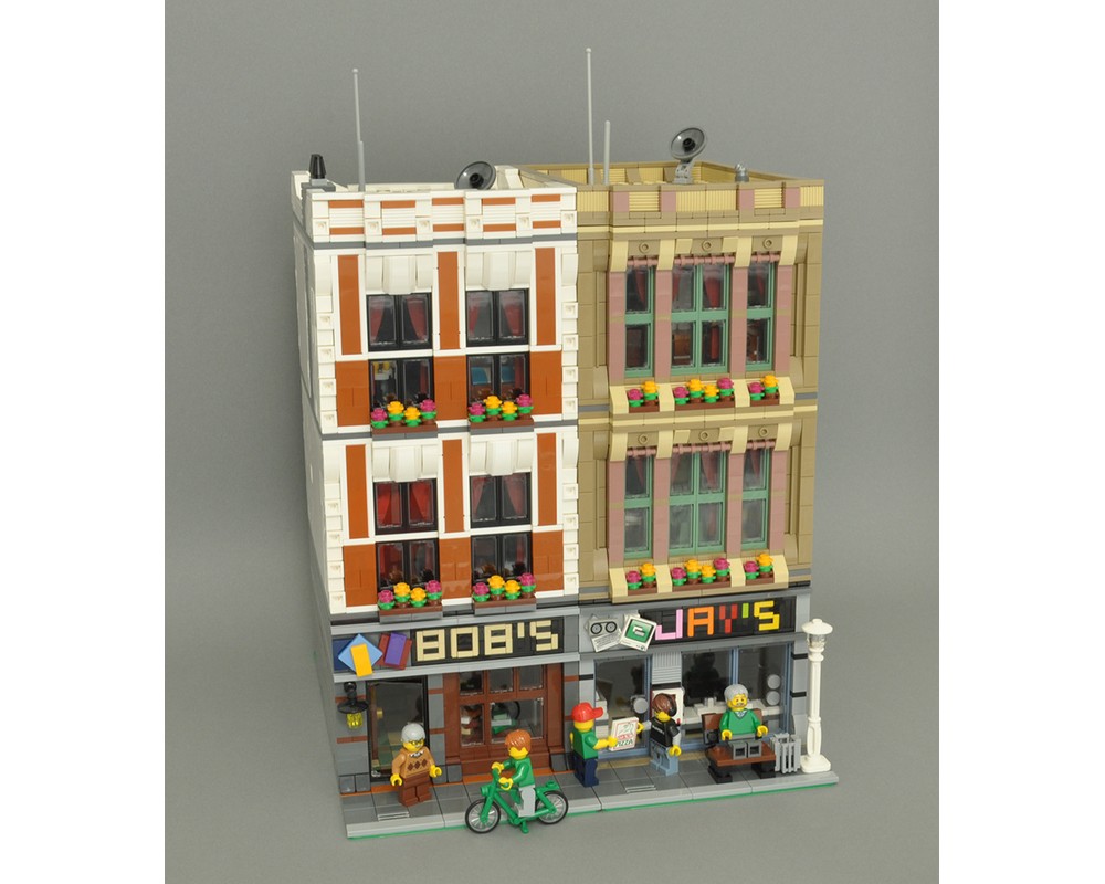 LEGO MOC Modular Book and Electronic Store by peedeejay | Rebrickable ...