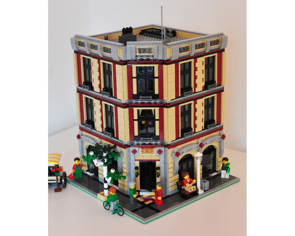 LEGO MOC Modular Wine and Flower Shop by peedeejay | Rebrickable ...