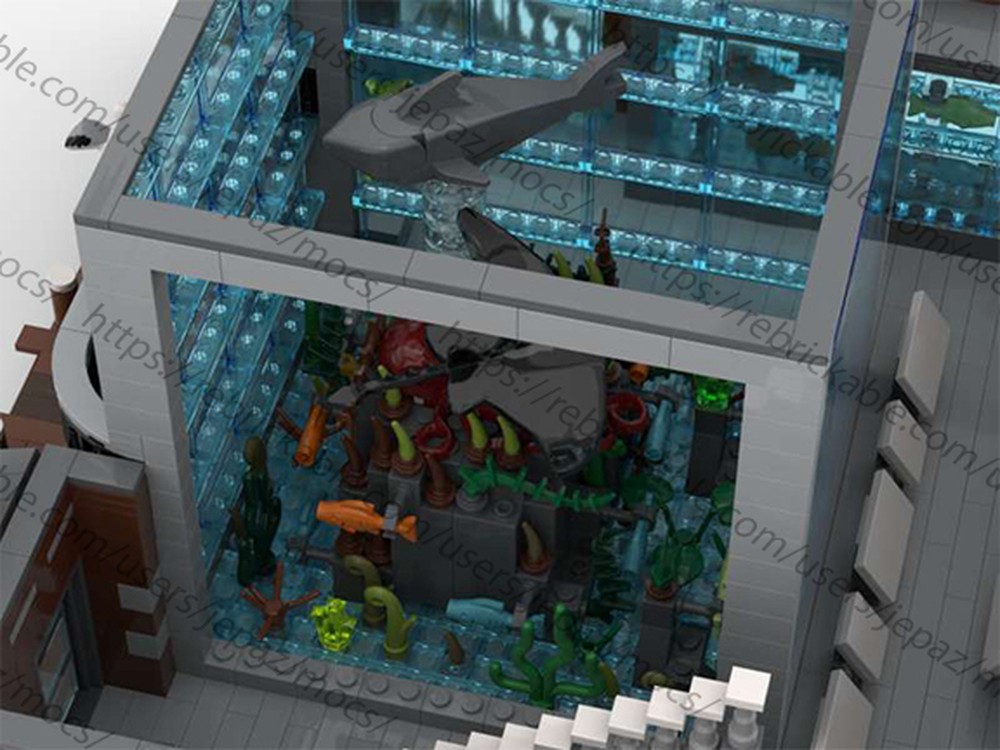 LEGO MOC Aquarium MOC by jepaz | Rebrickable - Build with LEGO