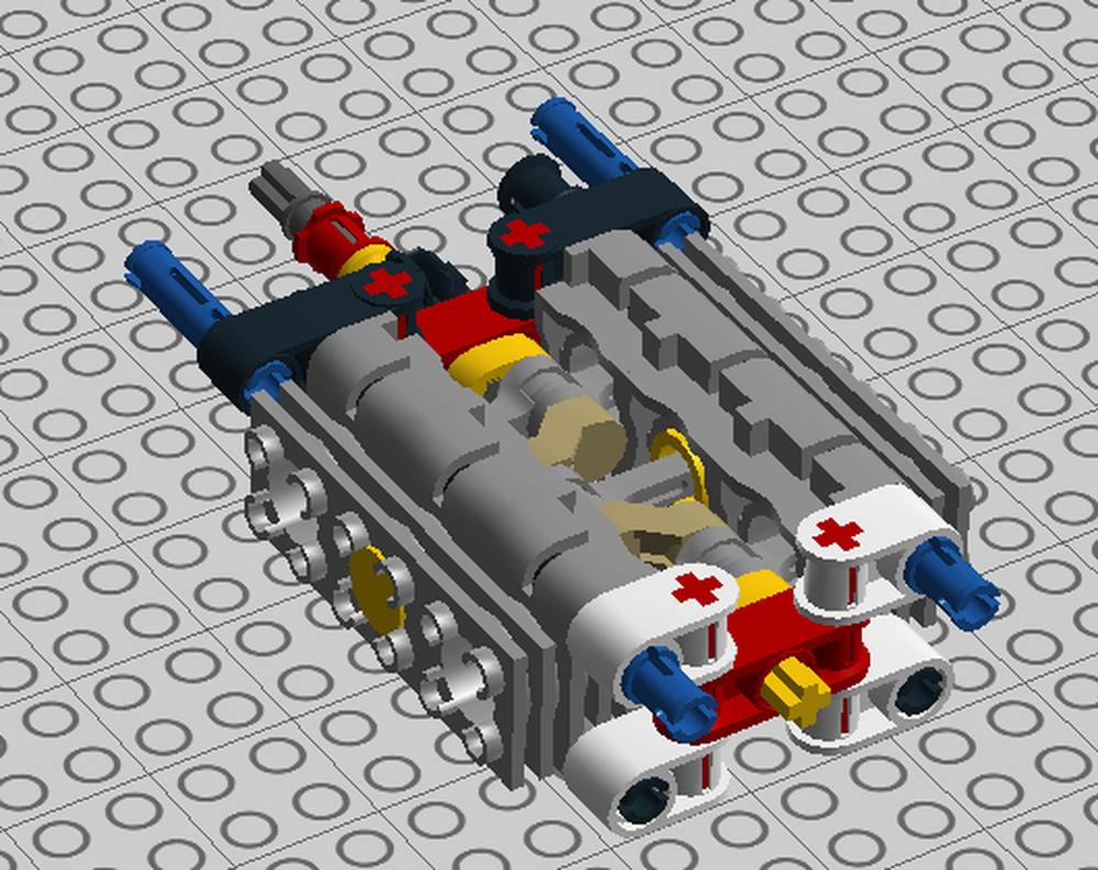 LEGO MOC 6 Cylinder Boxer Engine by Kieran_Staniford_2004 | Rebrickable ...