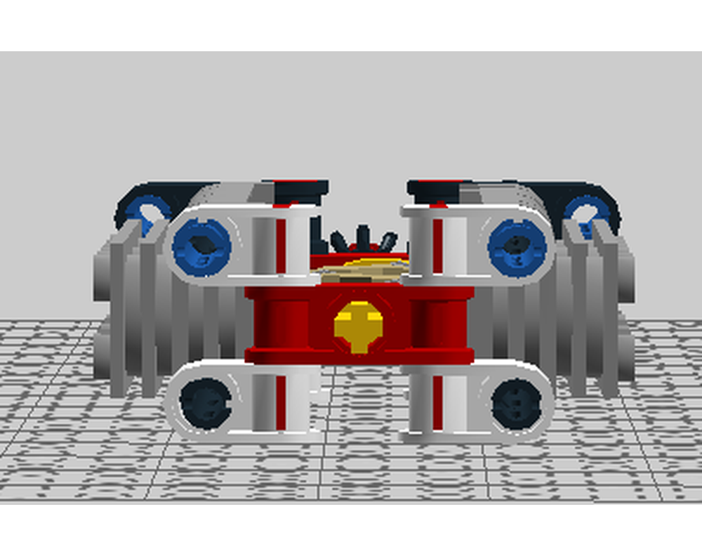 LEGO MOC 6 Cylinder Boxer Engine by Kieran_Staniford_2004 | Rebrickable ...