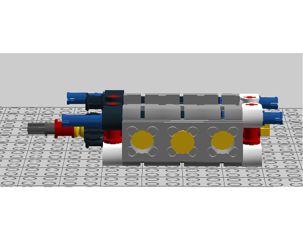 LEGO MOC 6 Cylinder Boxer Engine by Kieran_Staniford_2004 | Rebrickable ...