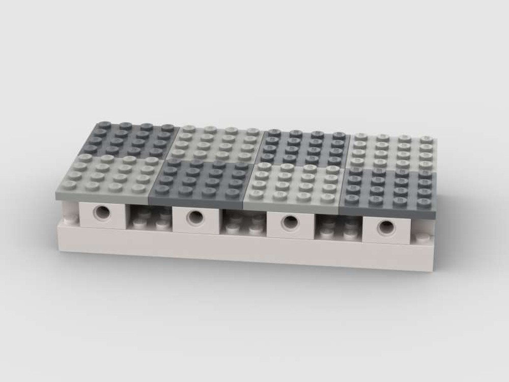Lego Moc Plancher Floor 8x16 By Rlanoue Rebrickable Build With Lego
