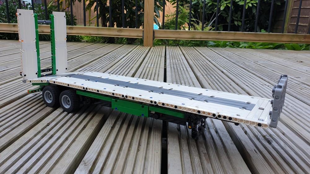 LEGO MOC MOC - Low Loader Beavertail flatbed trailer for 42078 Mack ...