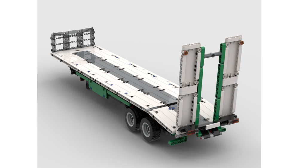 LEGO MOC MOC - Low Loader Beavertail flatbed trailer for 42078 Mack ...